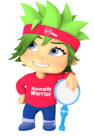 Plant Biosecurity Awareness - the Biosecurity Warrior gets on board!