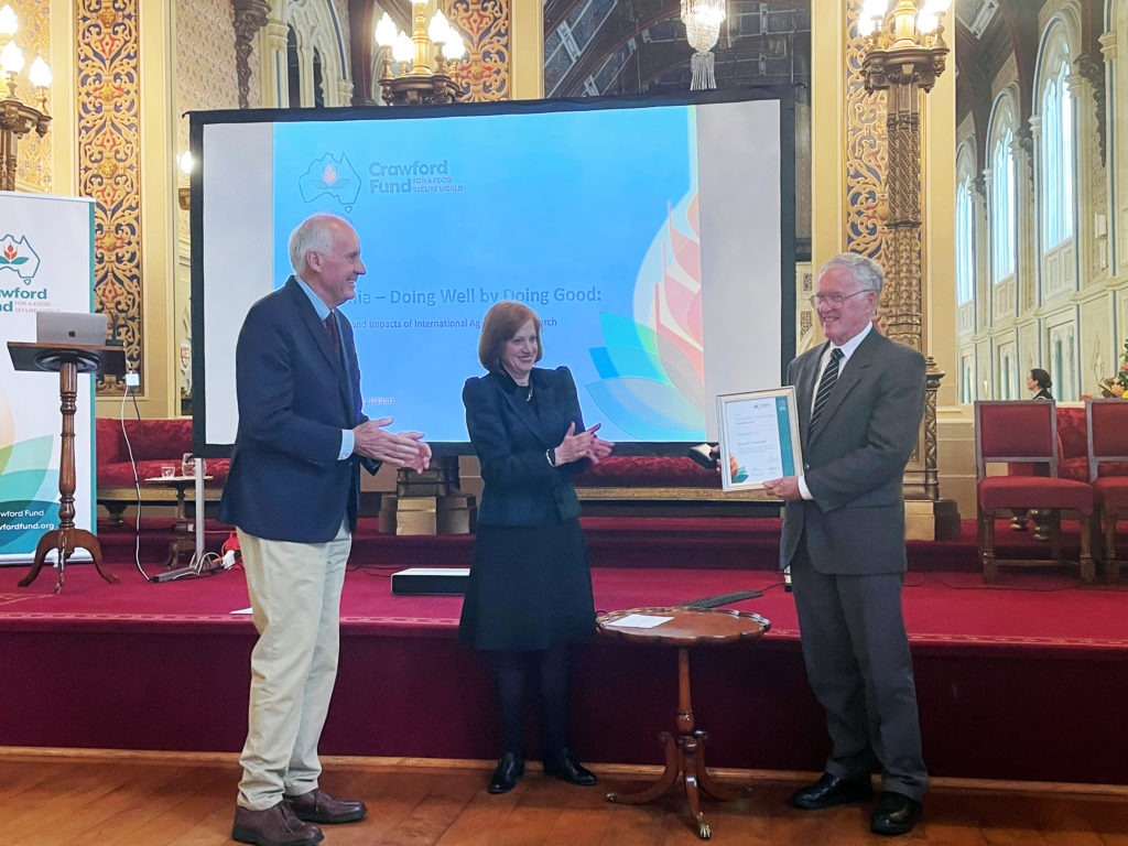 The Crawford Fund Award, Tasmania: Bruce R French AO