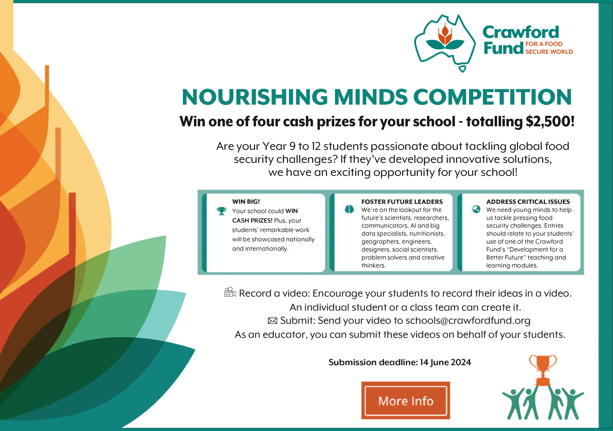 Reminder: Our "Nourishing Minds" Competition